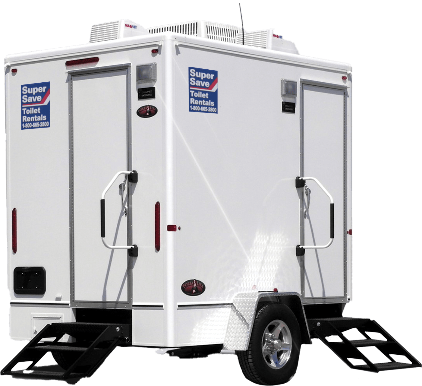 Construction Site Portable Toilet & Washroom Trailer Rentals