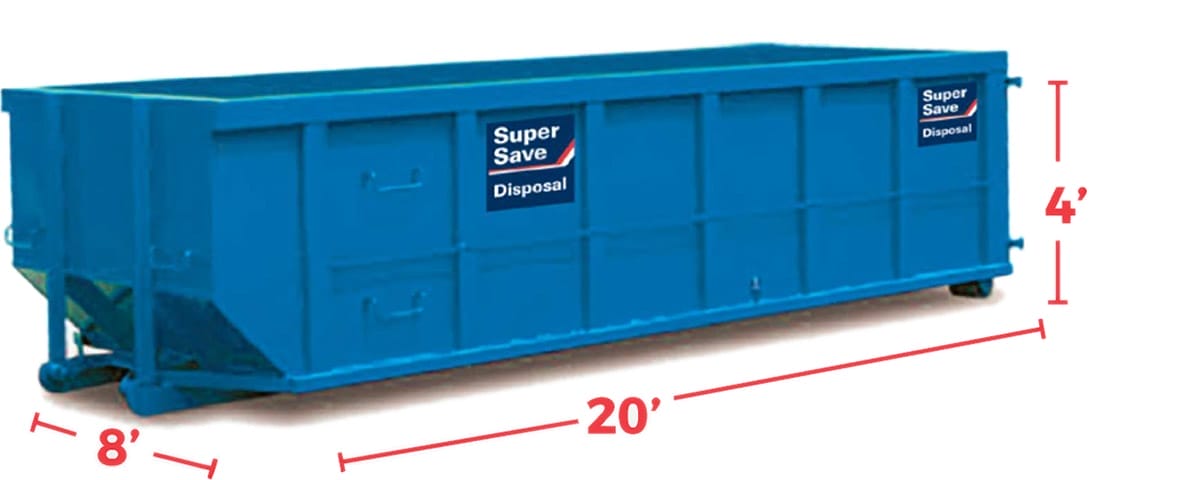 Affordable Residential Roll-Off Bin Rentals | Super Save Disposal